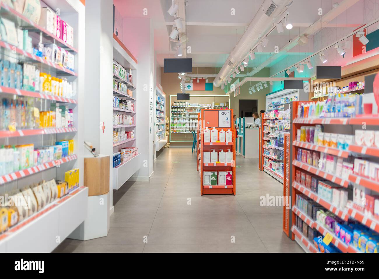 Empty shelf drugstore hi-res stock photography and images - Alamy