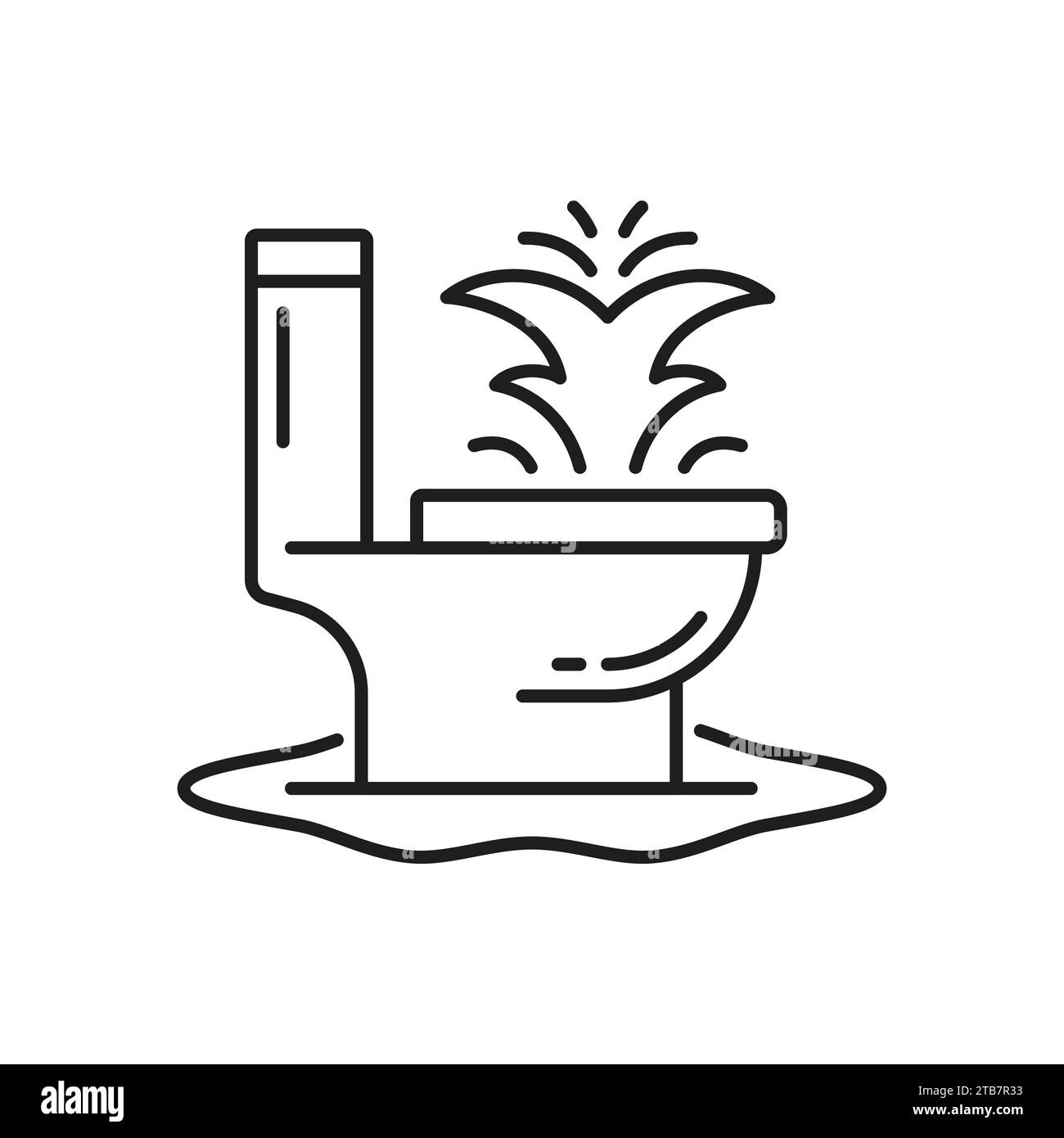 Sewer clogged Stock Vector Images - Alamy