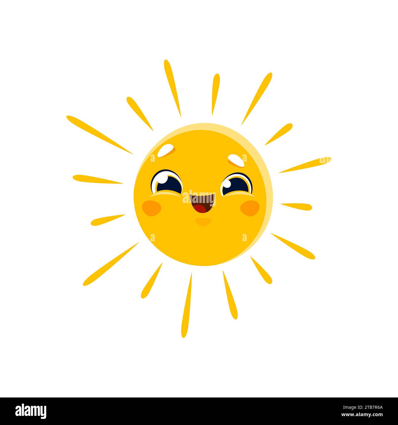 Shy sunshine Stock Vector Images - Alamy