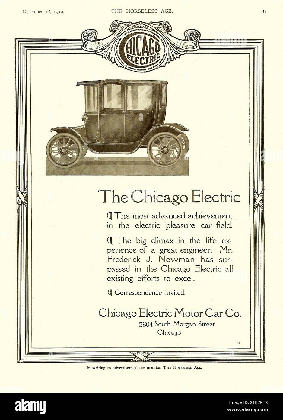 Old fashioned electric car hi-res stock photography and images - Alamy