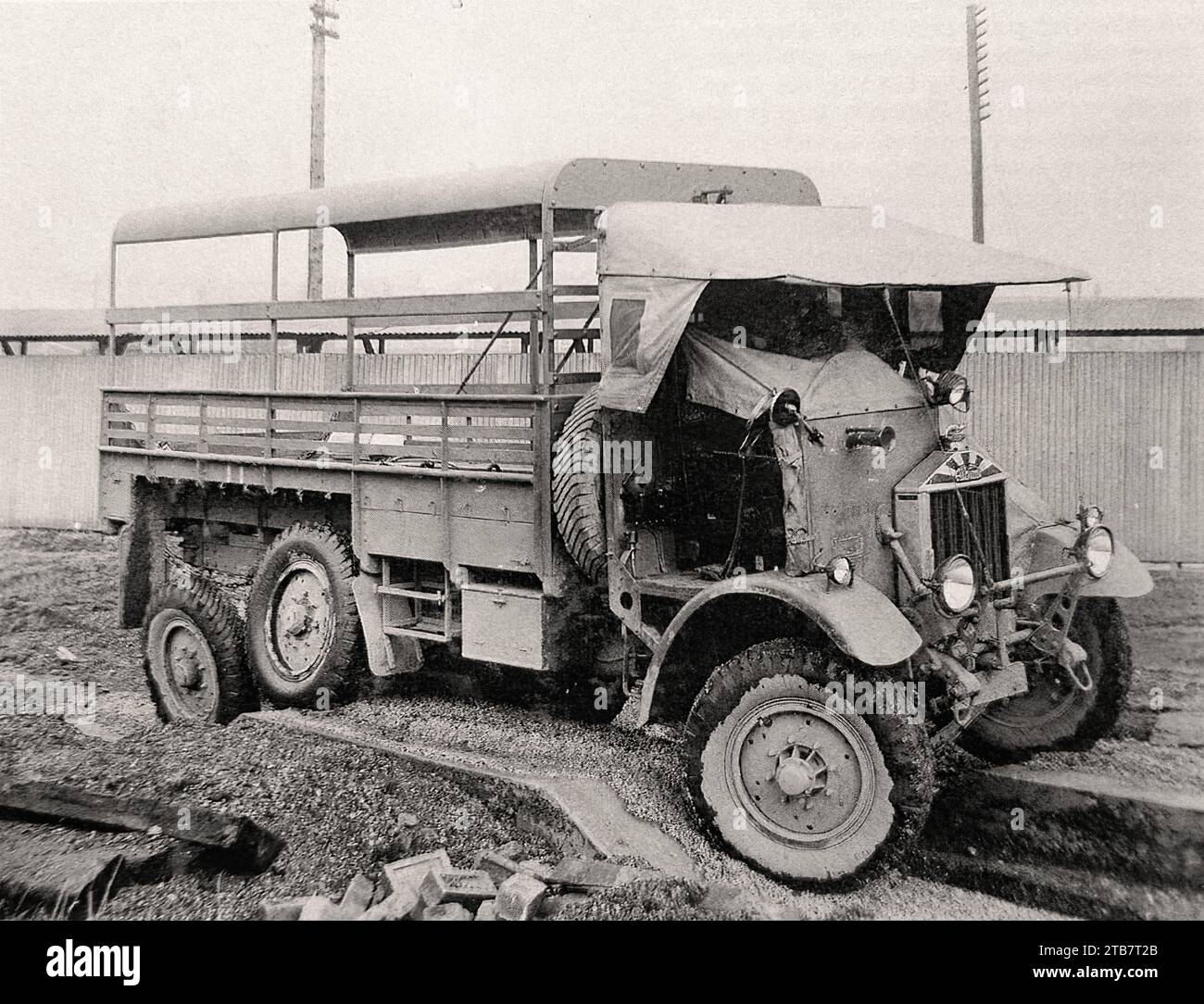 1928 Albion Military Model 32 - Vintage car picture Stock Photo - Alamy