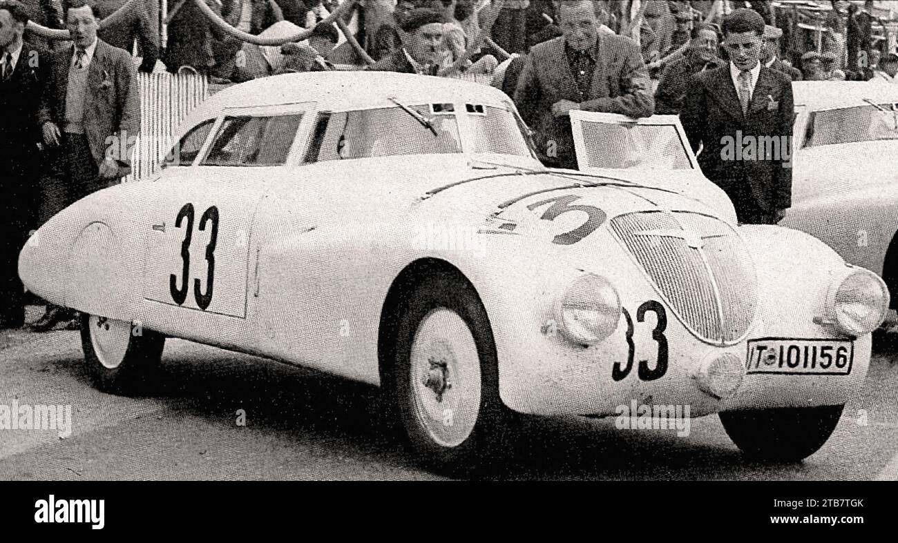 1937 Adler Trumpf Rennlimousine 00004 - Vintage car picture Stock Photo ...