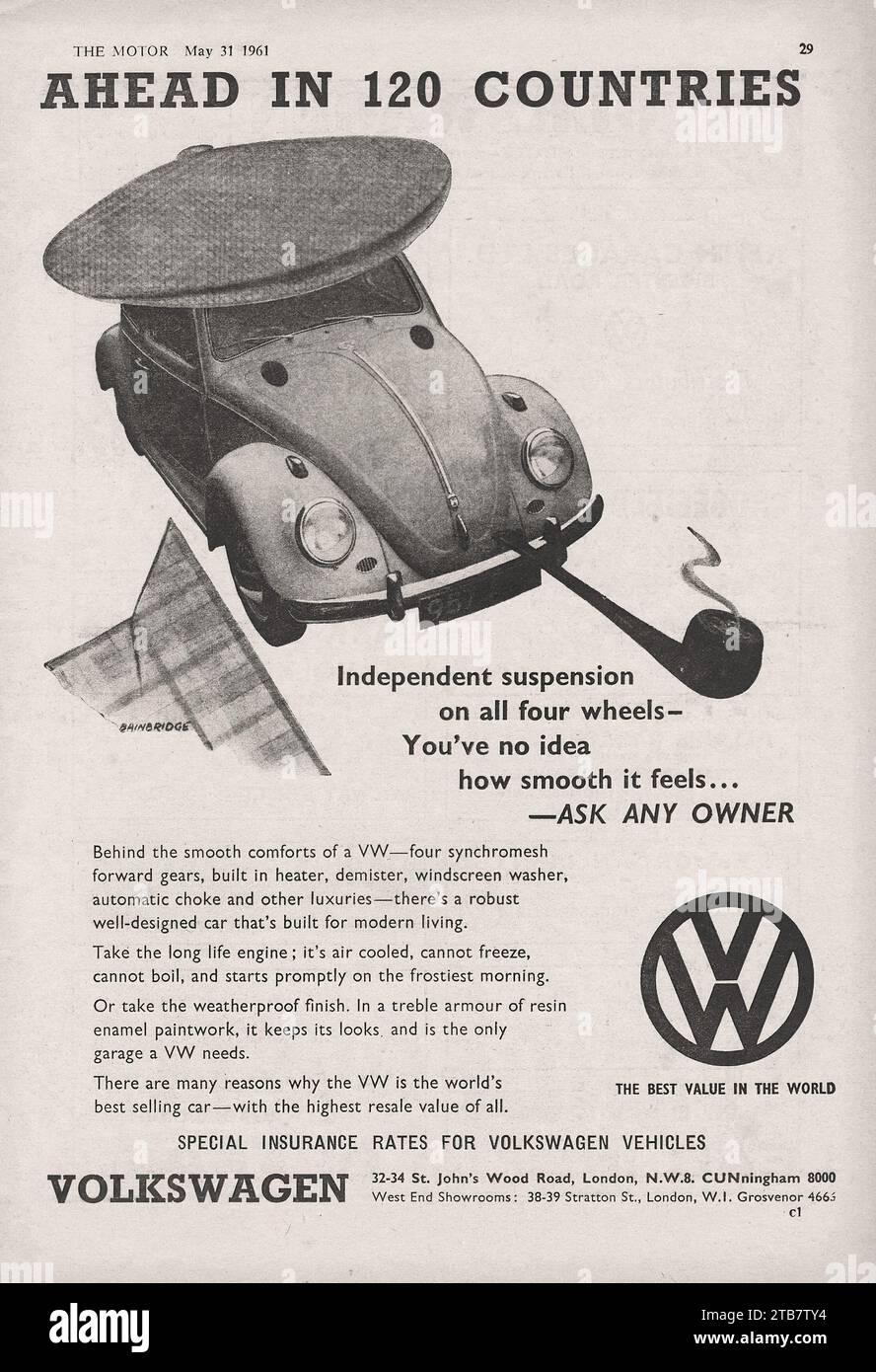 Car ad 1961 hi-res stock photography and images - Alamy