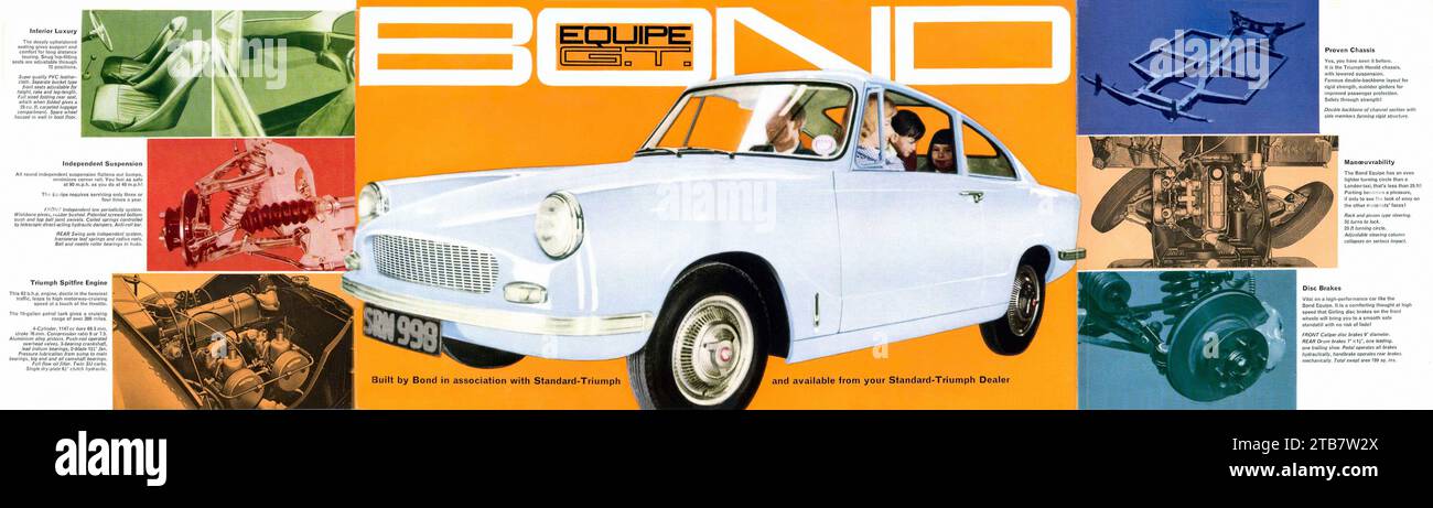 1963-1964 Bond Equipe GT 02 - Vintage car advertising Stock Photo - Alamy