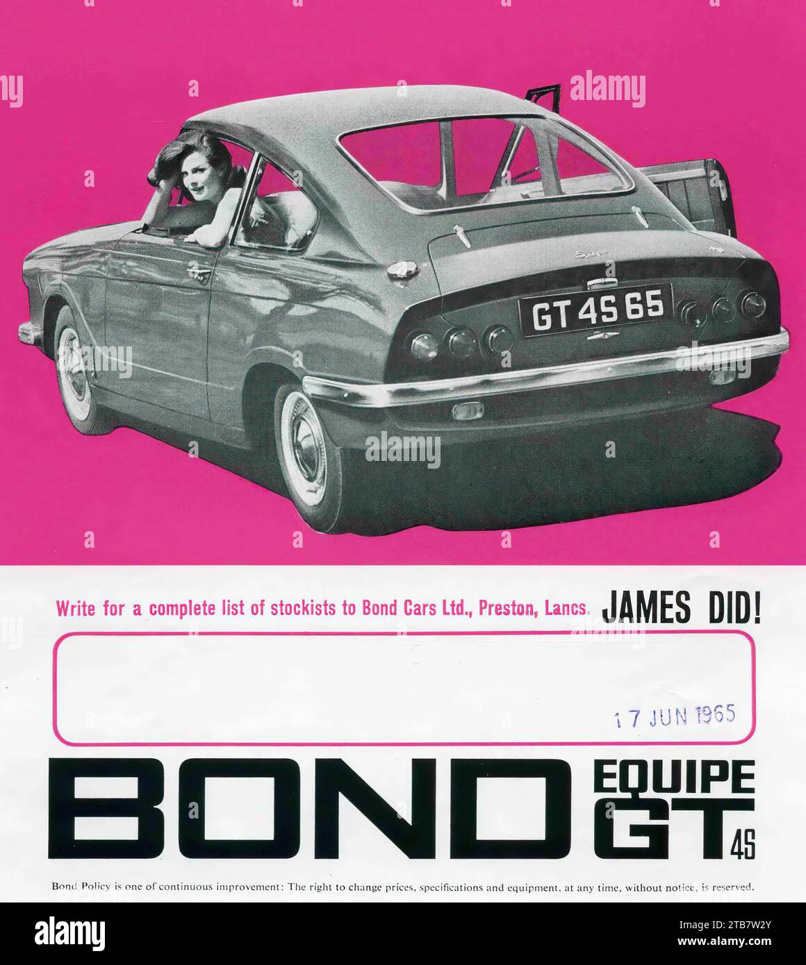 Bond equipe hi-res stock photography and images - Alamy