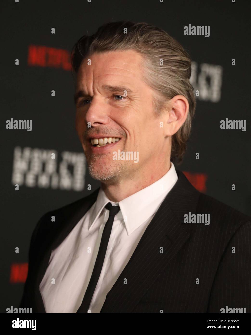 December 4, 2023, New York, New York, USA: Actor ETHAN HAWKE seen at ...