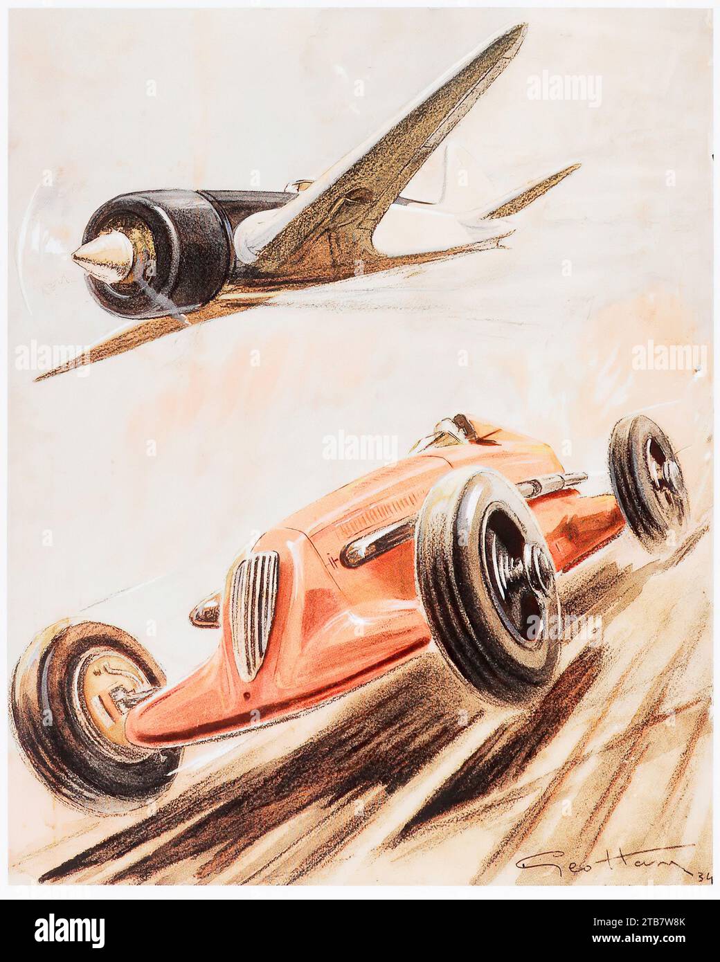 Avion retro hi-res stock photography and images - Alamy