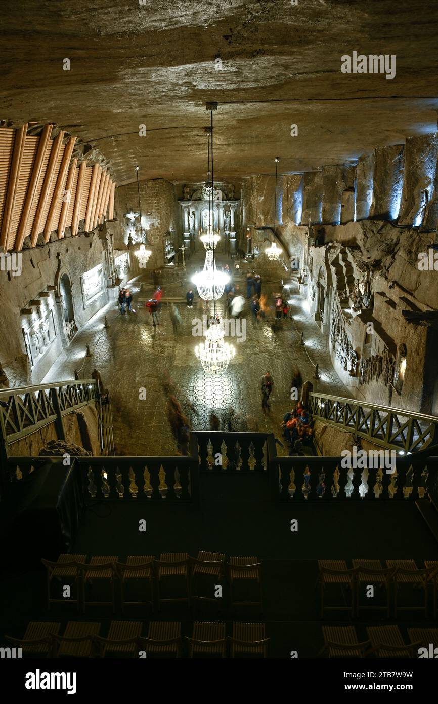 Poland, Wieliczka: the Wieliczka Salt Mine (Kopalnia soli Wieliczka ...