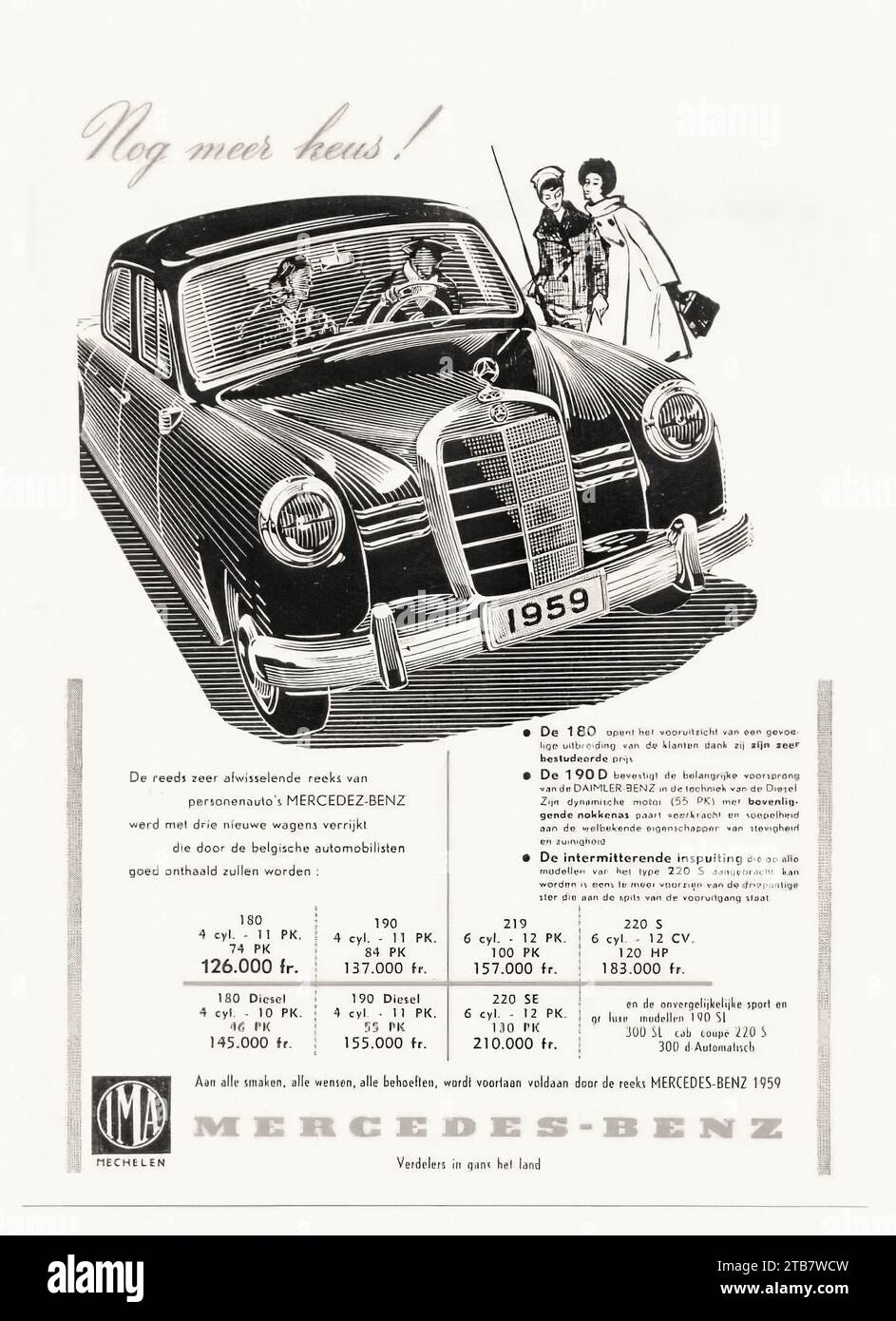 1959 mercedes benz hi-res stock photography and images - Alamy