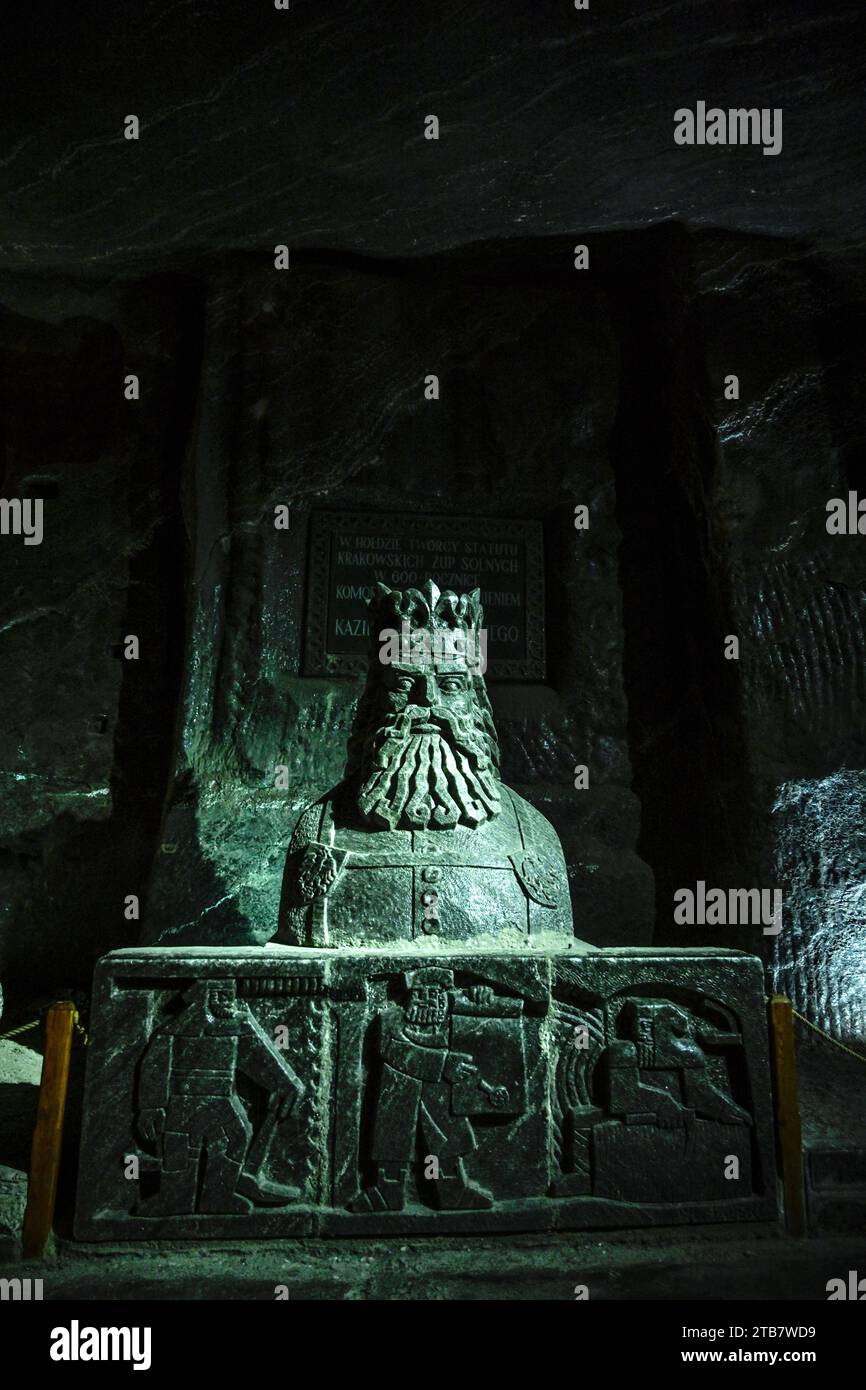 Poland, Wieliczka: the Wieliczka Salt Mine (Kopalnia soli Wieliczka ...