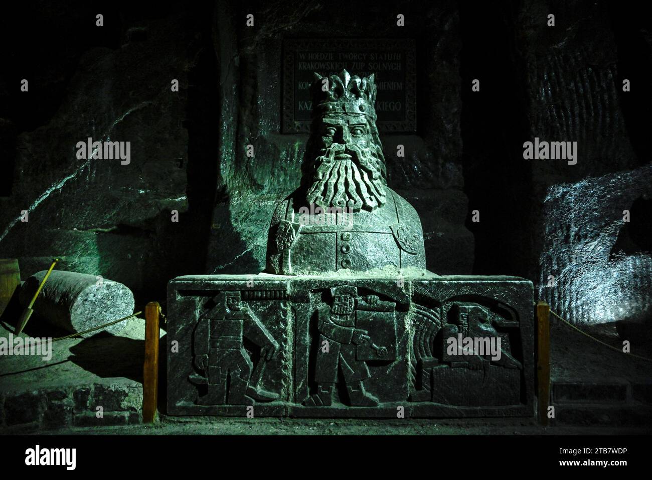 Poland, Wieliczka: the Wieliczka Salt Mine (Kopalnia soli Wieliczka ...