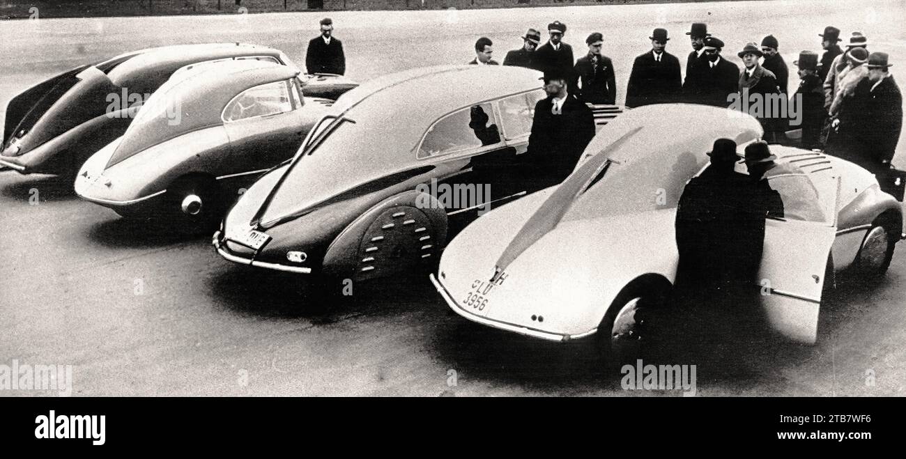 Paul Jaray designs - Tatra 77, NSU-Fiat Balilla Aerodynamica, Maybach ...