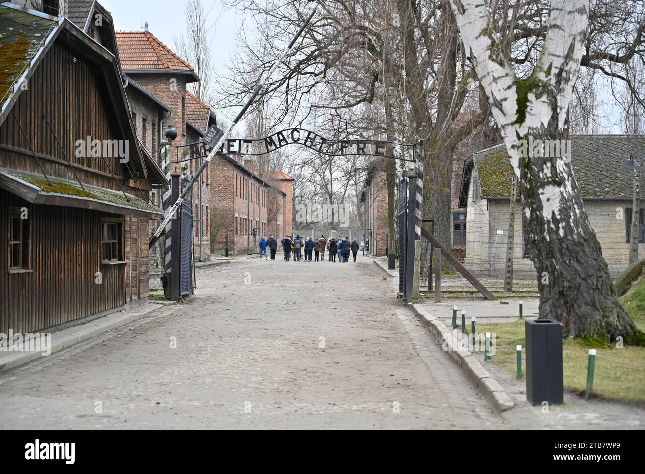 Poland: on the territory of the towns of Oswiecim (Auschwitz in German ...