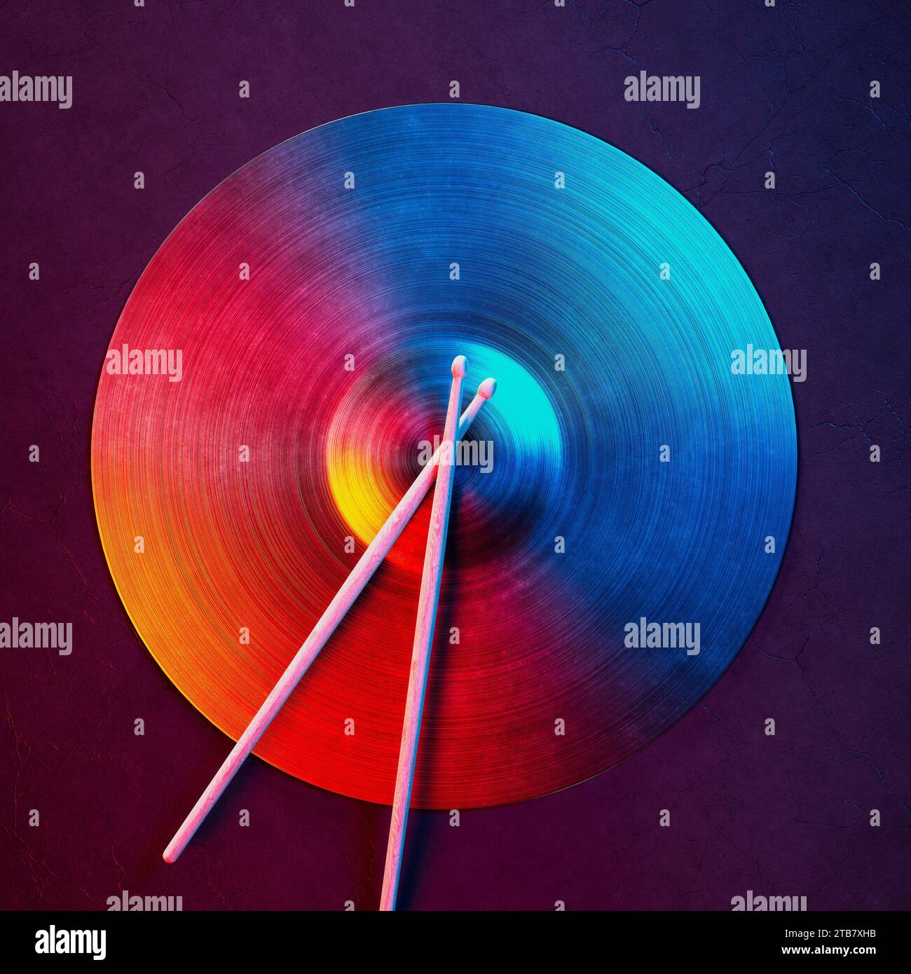 An extraordinary depiction of motion, featuring a vibrantly hued ...