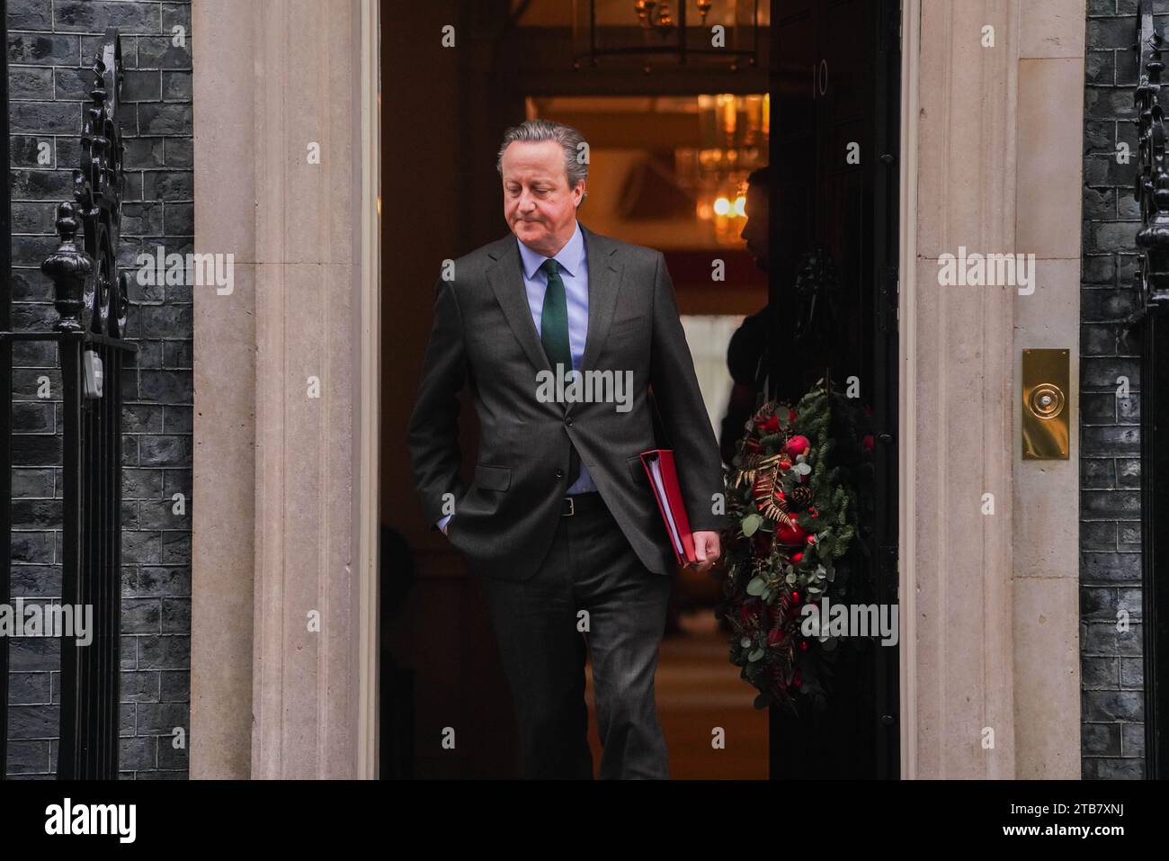 London UK. 5 December 2023. David Cameron, Lord Cameron of Chipping ...