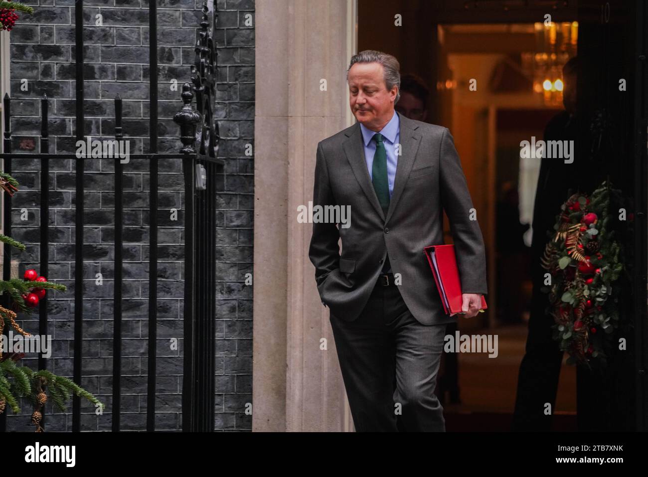 London UK. 5 December 2023. David Cameron, Lord Cameron of Chipping ...