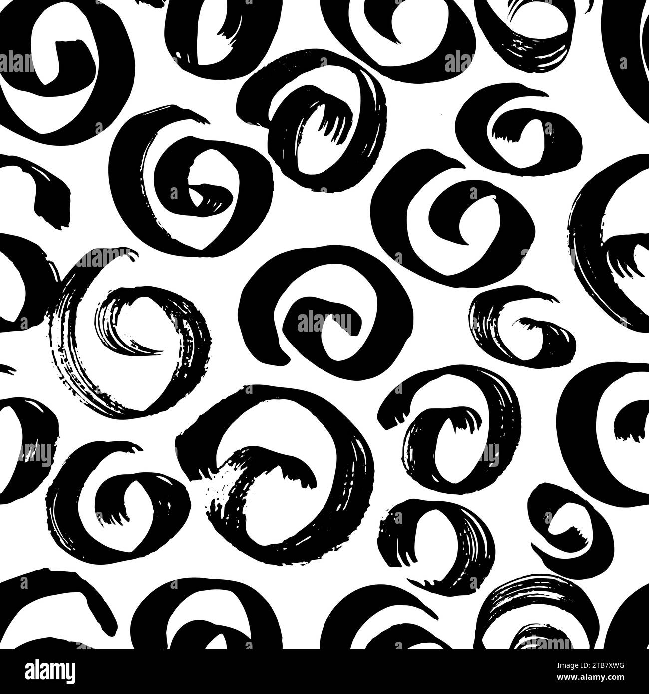 Grunge Dry Brush Seamless Pattern Stock Vector Image & Art - Alamy