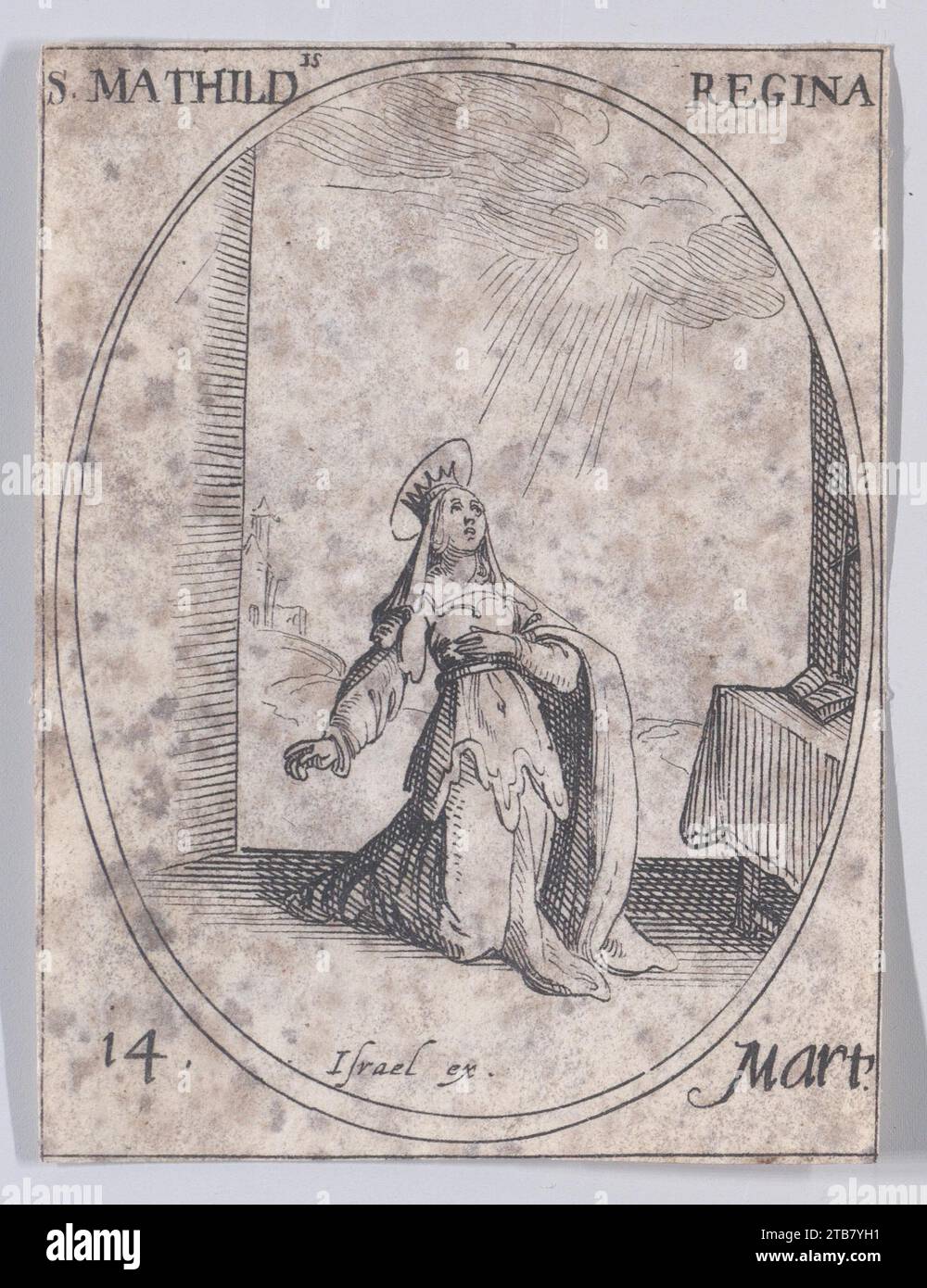 Ste. Mathilde, reine (St. Matilda, Queen), March 14th, from "Les Images ...