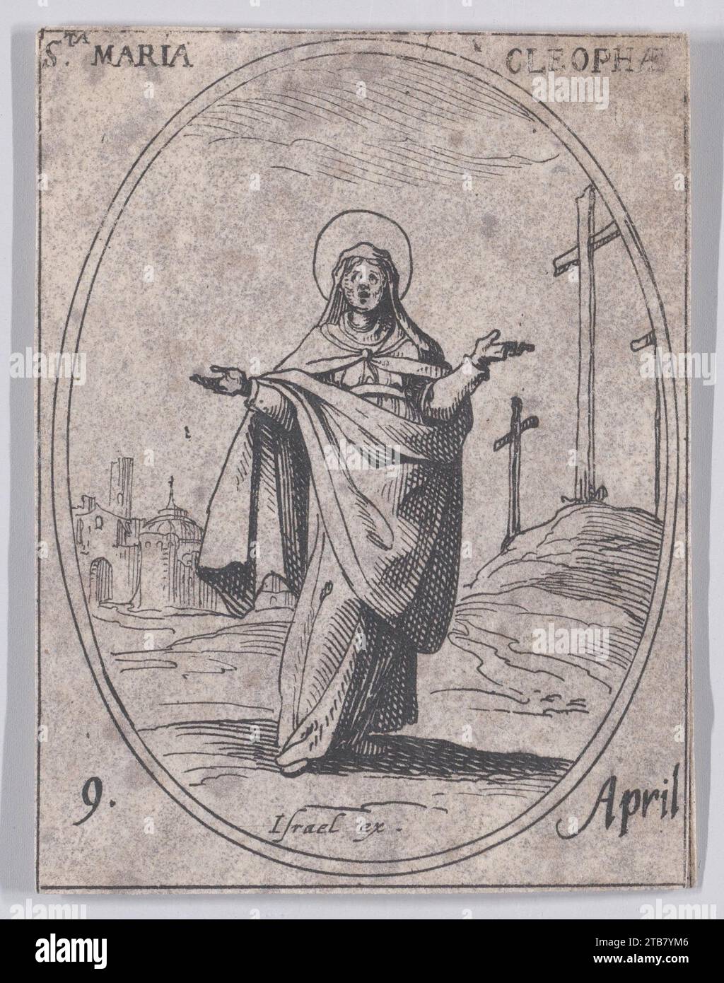 Ste. Marie Cleophee (St. Mary Cleophas), April 9th, from "Les Images De ...