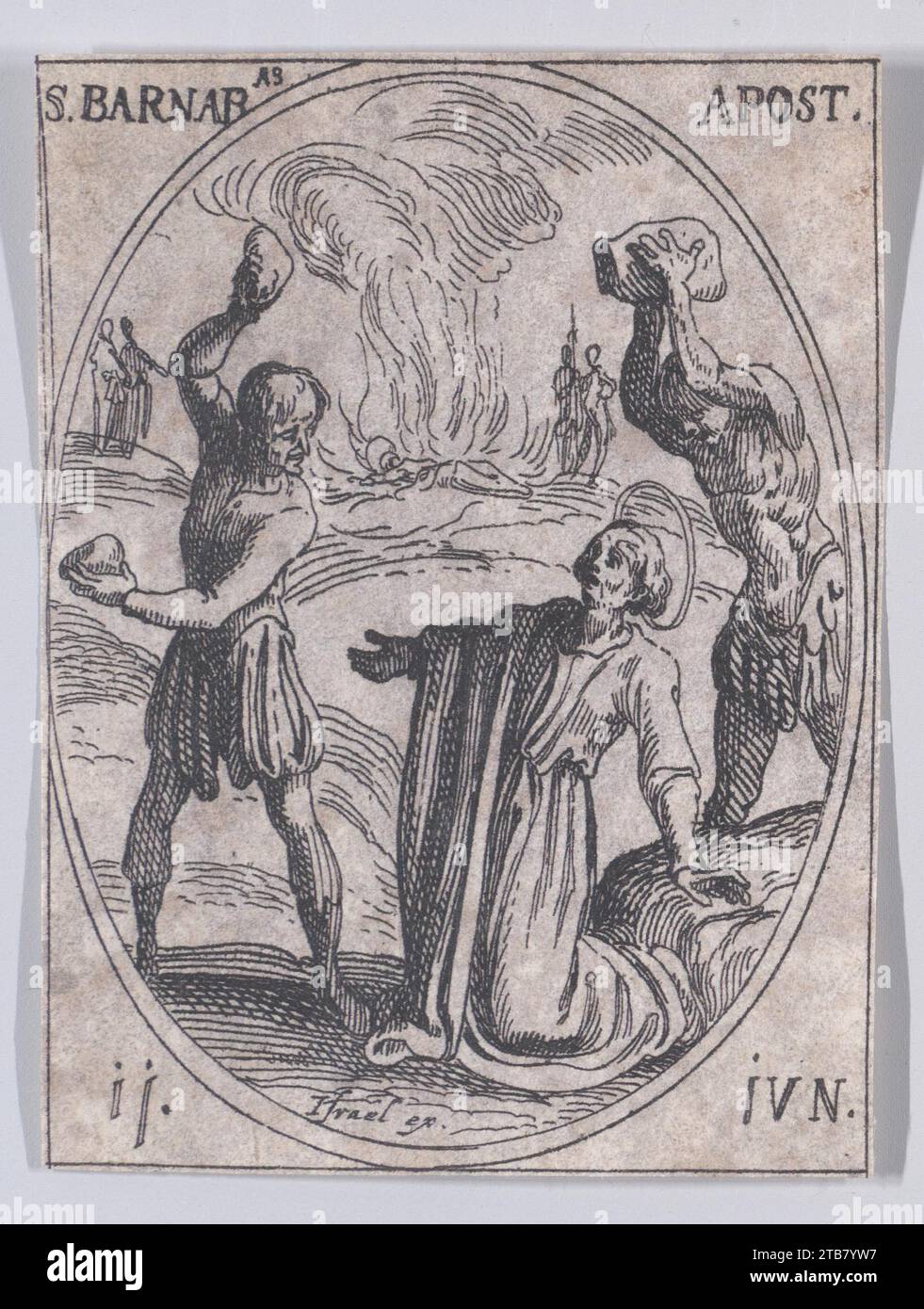 S. Barnabe, apotre (St. Barnabus, Apostle), June 11th, from "Les Images ...