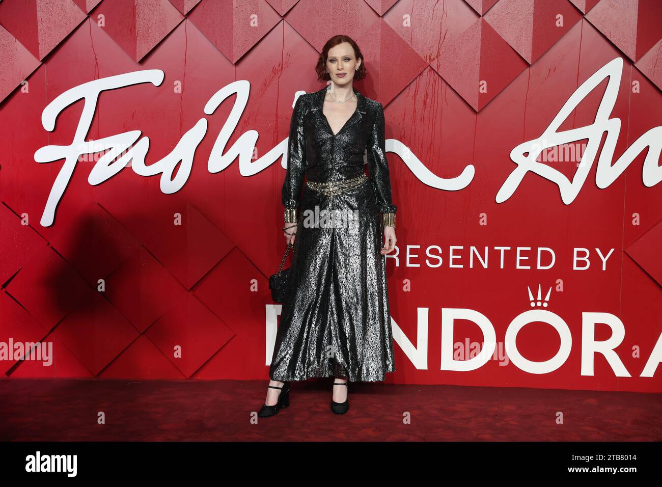 London, UK. December 4th, 2023. Model Karen Elson arriving at the ...