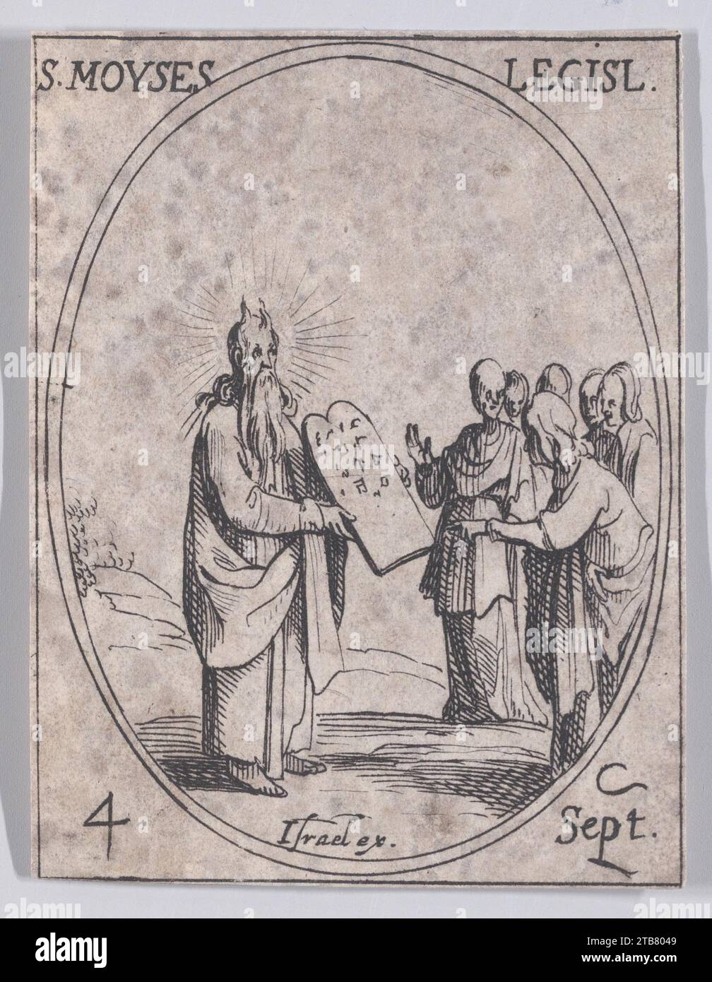 S. Moise, legislateur (St. Moses, Legislator), September 4th, from "Les ...