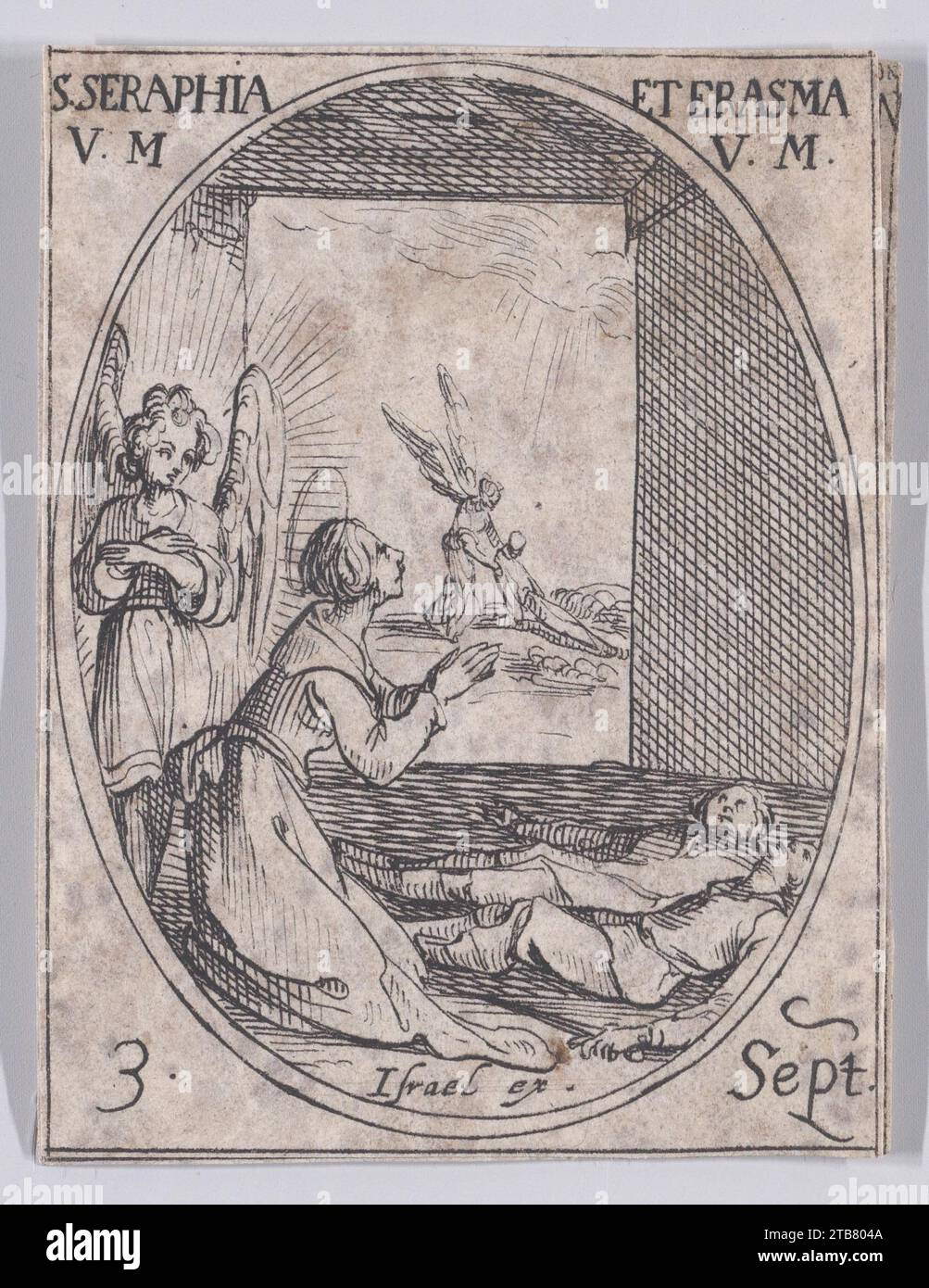 Ste. Seraphie et Ste. Erasme, vierges et martyres (St. Seraphia and St ...