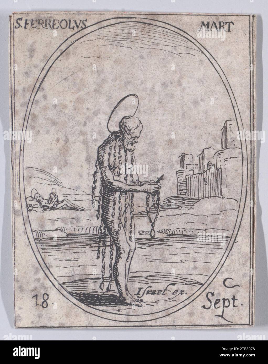 S. Ferreol, martyr (St. Ferreolus, Martyr), September 18th, from "Les ...