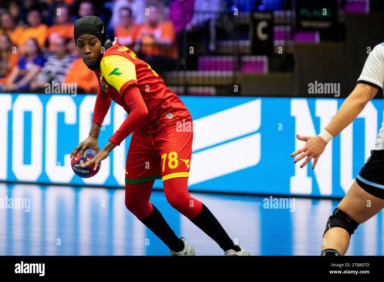 Frederikshavn, Denmark. 04th Dec, 2023. Fanta Diagouraga (78) of Congo ...