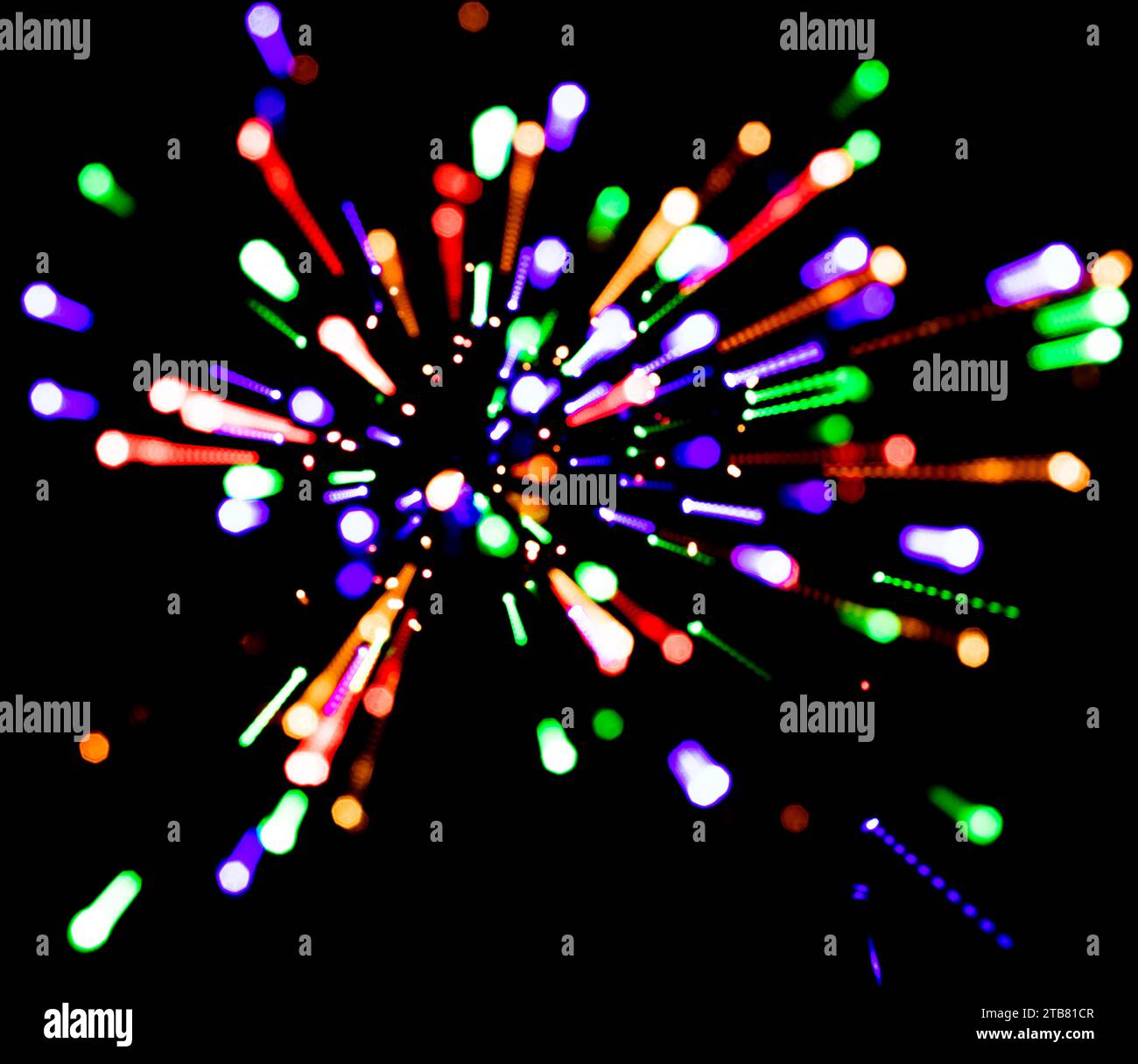 A beautiful abstract wallpaper with vibrant, colorful lights against a ...