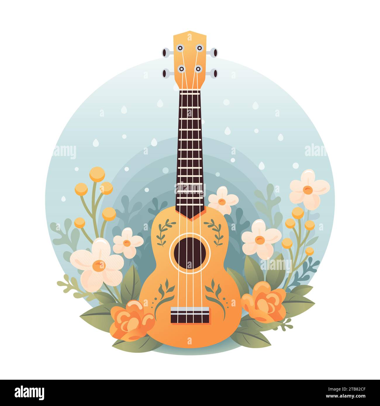 Cartoon ukulele hi-res stock photography and images - Alamy