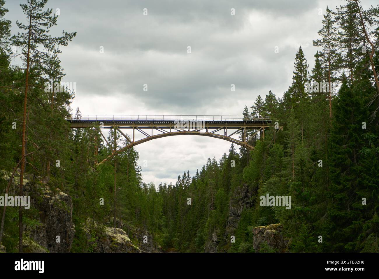 Wooden railroad bridge hi-res stock photography and images - Alamy