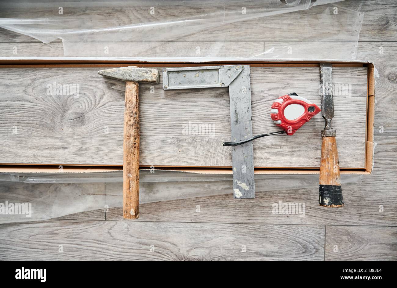 Tool tools wood ruler hi-res stock photography and images - Alamy