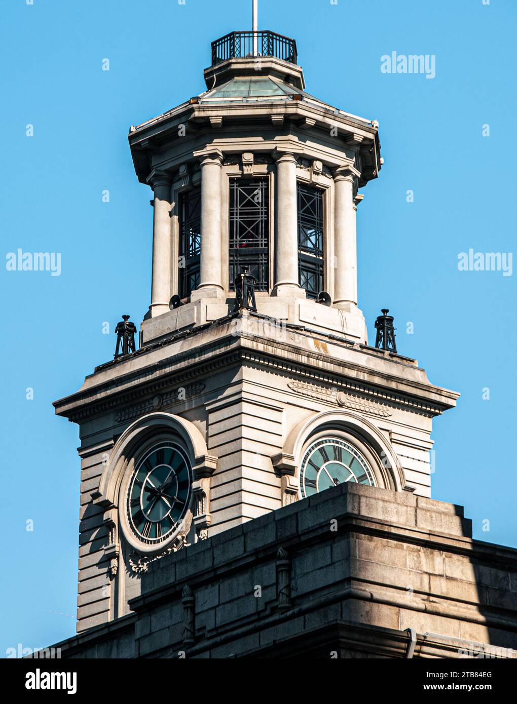 The clock tower of Jianghan Customs House in Wuhan, China Stock Photo - Alamy