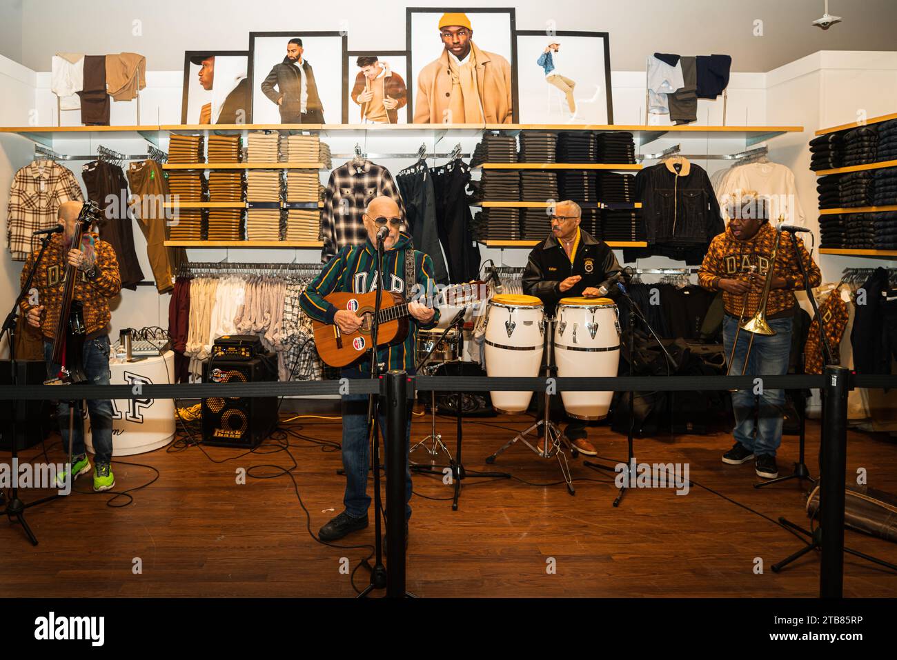 New York City, USA. 04th Dec, 2023. Danny Rojo's Salsa Band preformed ...
