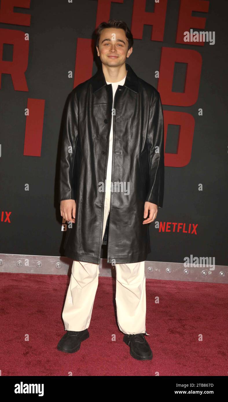 December 4, 2023, New York, New York, USA: Actor BEN AHLERS seen at the ...