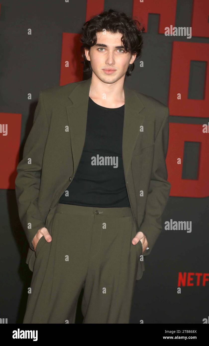 December 4, 2023, New York, New York, USA: Actor CHARLIE EVANS seen at ...