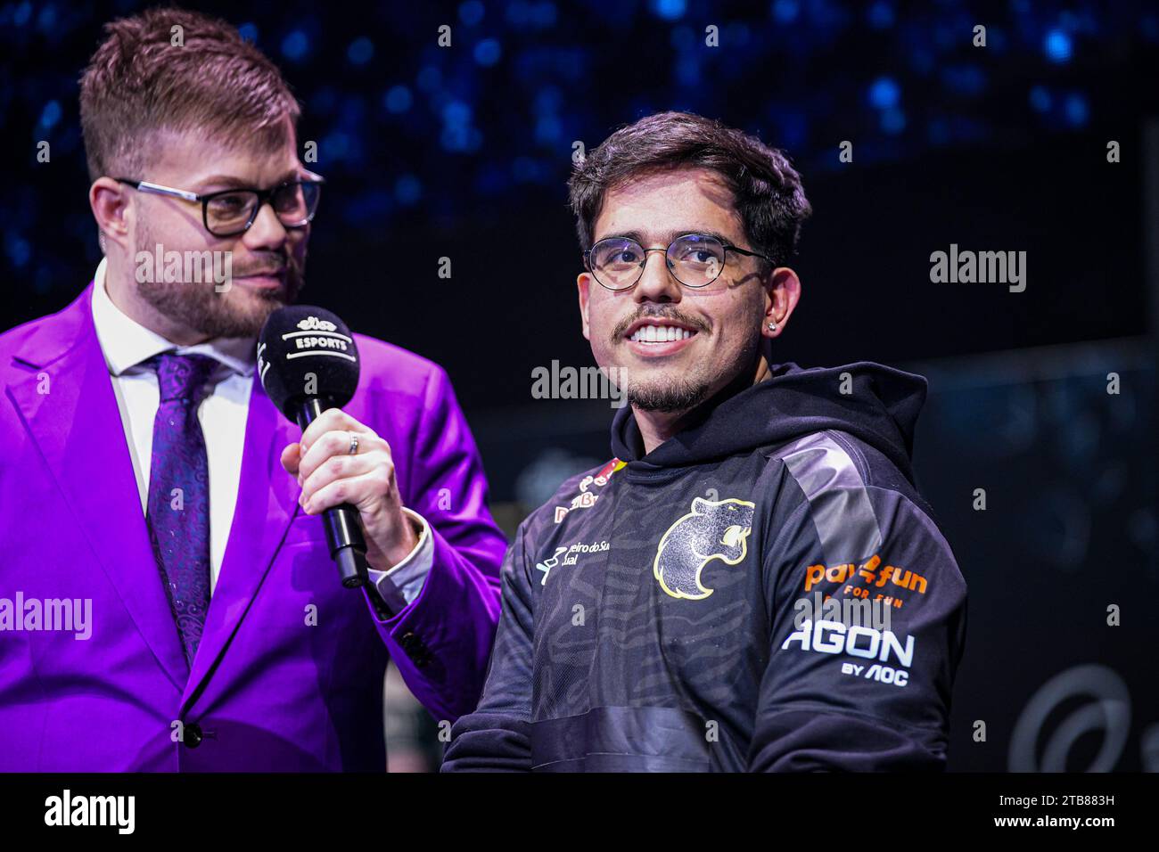 ESPOO, FINLAND - DECEMBER 2: Yuri "yuurih" Santos of FURIA smiling ...
