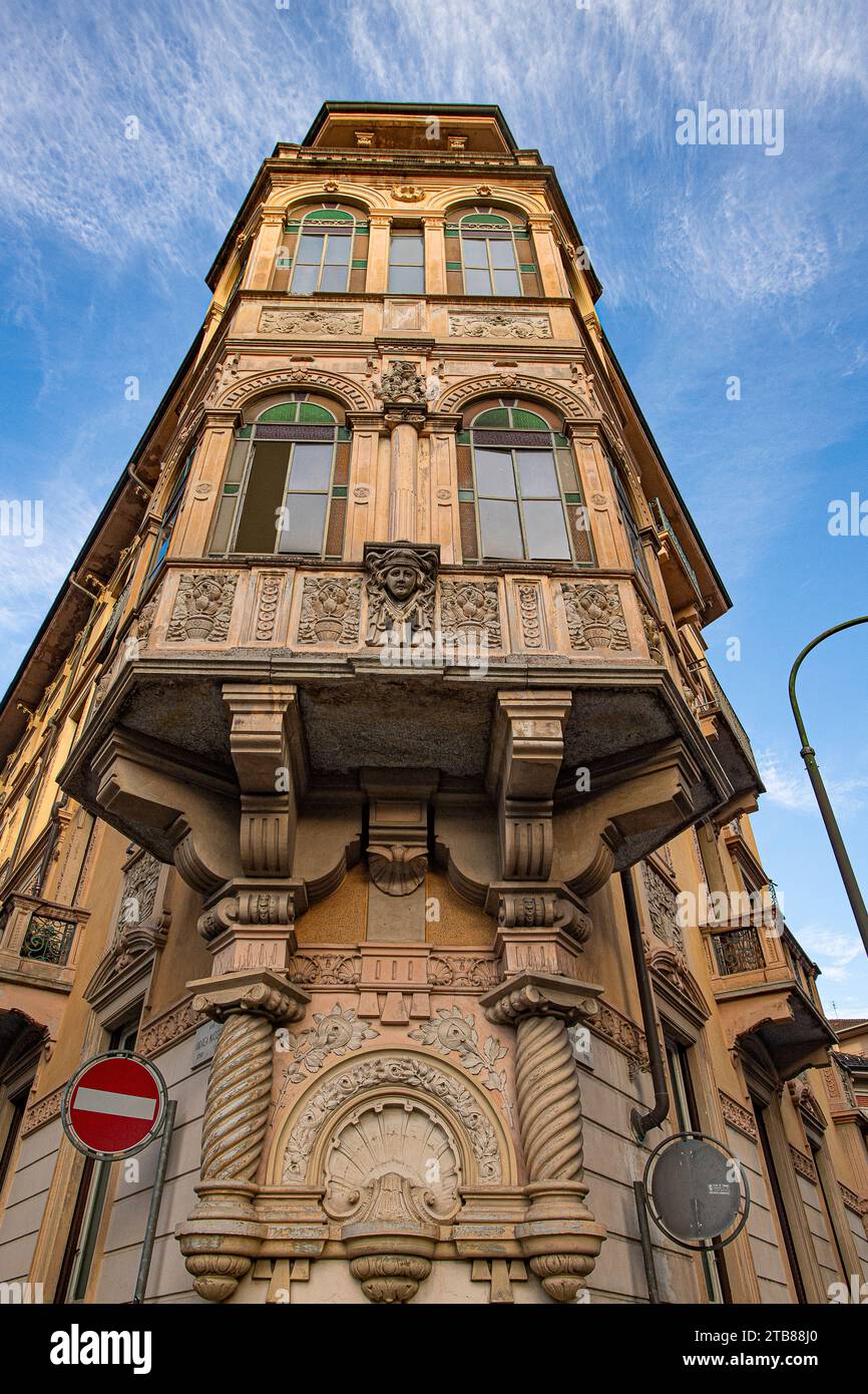 Italy Piedmont Turin Crocetta Liberty Architecture - Bologna House ...