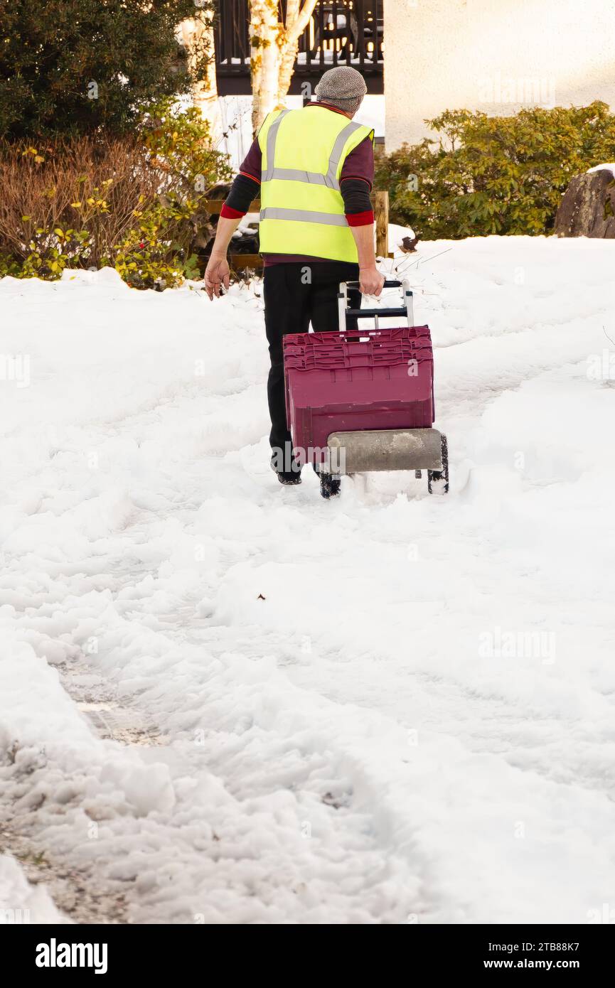 Sainsburys home delivery van hi-res stock photography and images - Alamy