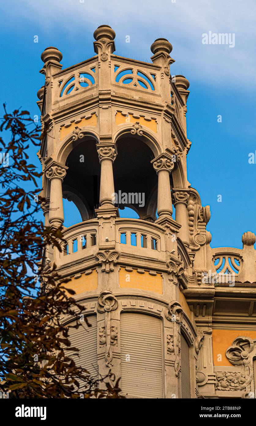 Italy Piedmont Turin Crocetta Liberty Architecture Crescent House ...
