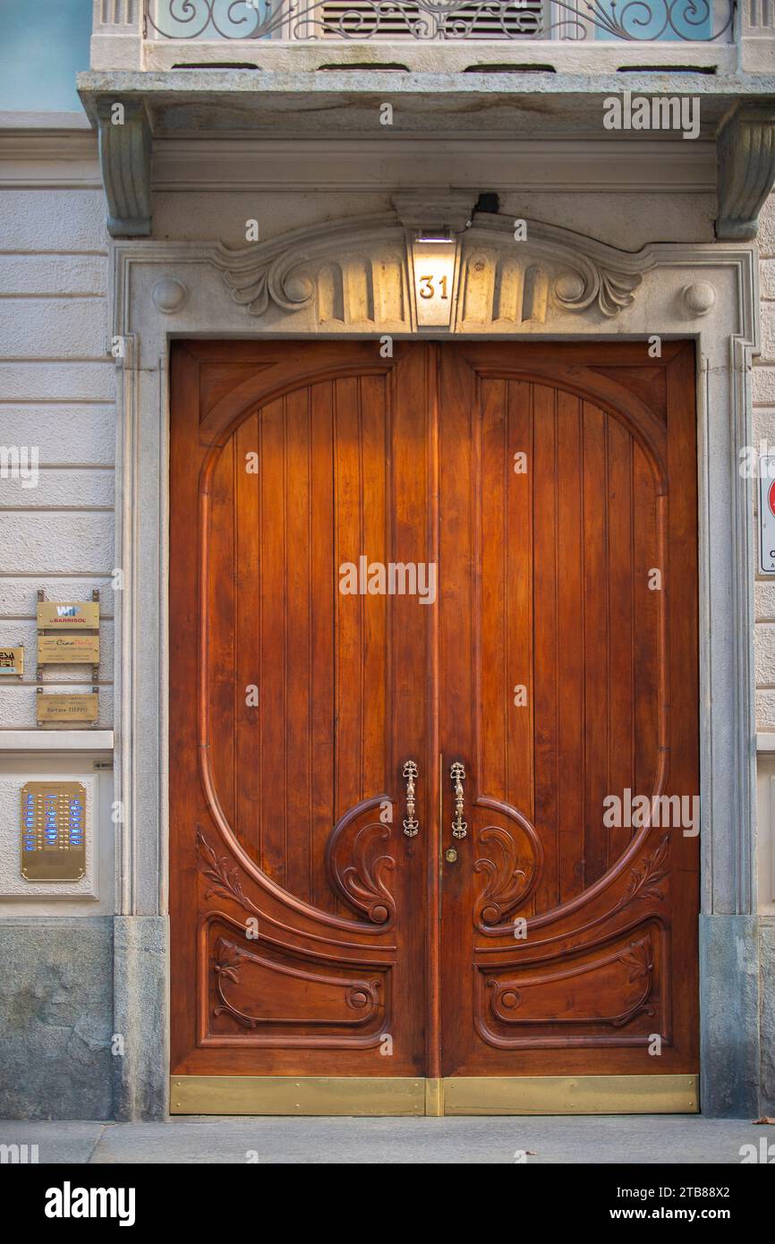 Italy Piedmont Turin Crocetta Liberty Architecture - Buzzani House ...