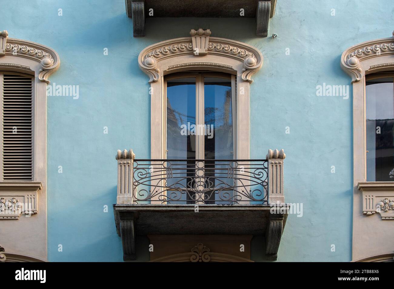 Italy Piedmont Turin Crocetta Liberty Architecture - Buzzani House ...