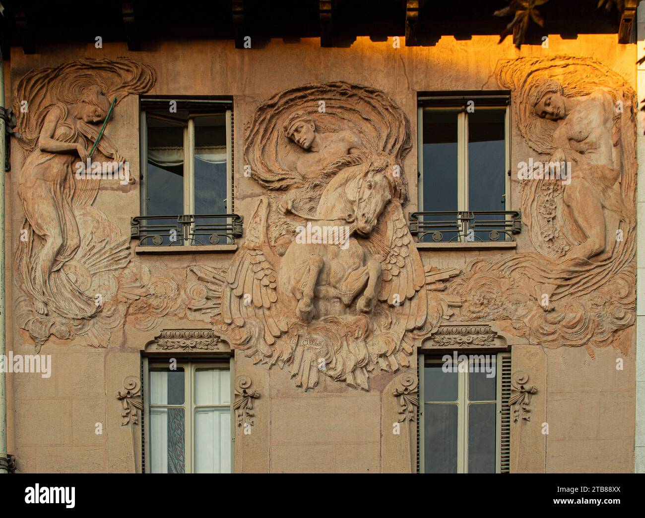 Italy Piedmont Turin Crocetta Liberty Architecture - Maffei House ...