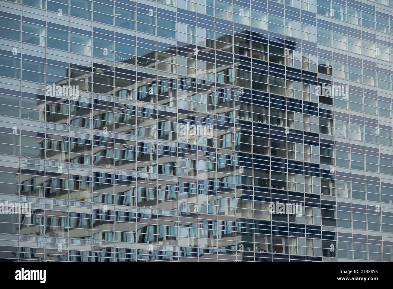 A mesmerizing canvas of reflections paints a story of urban complexity ...