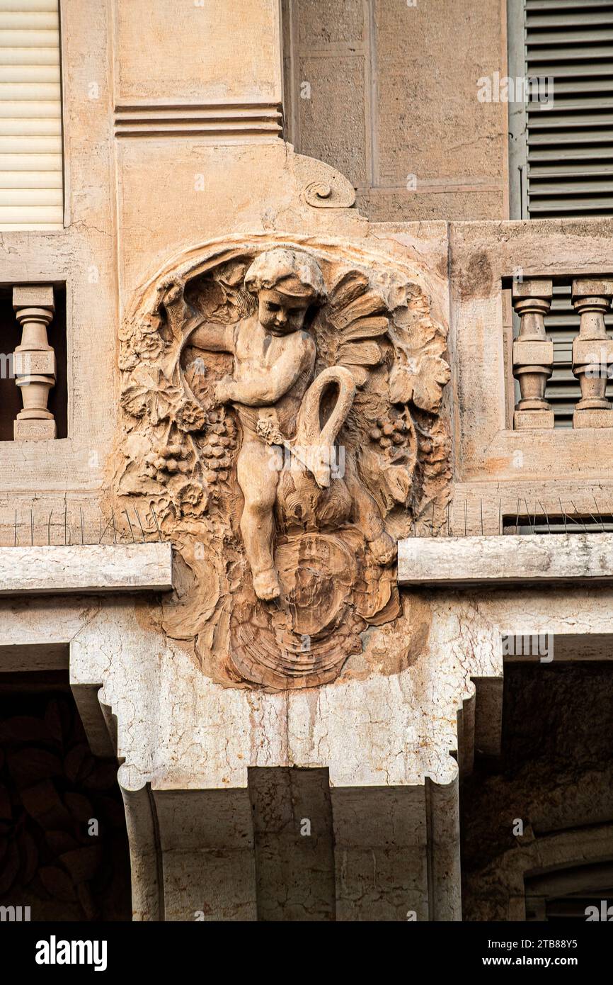 Italy Piedmont Turin Crocetta Liberty Architecture - Maffei House ...