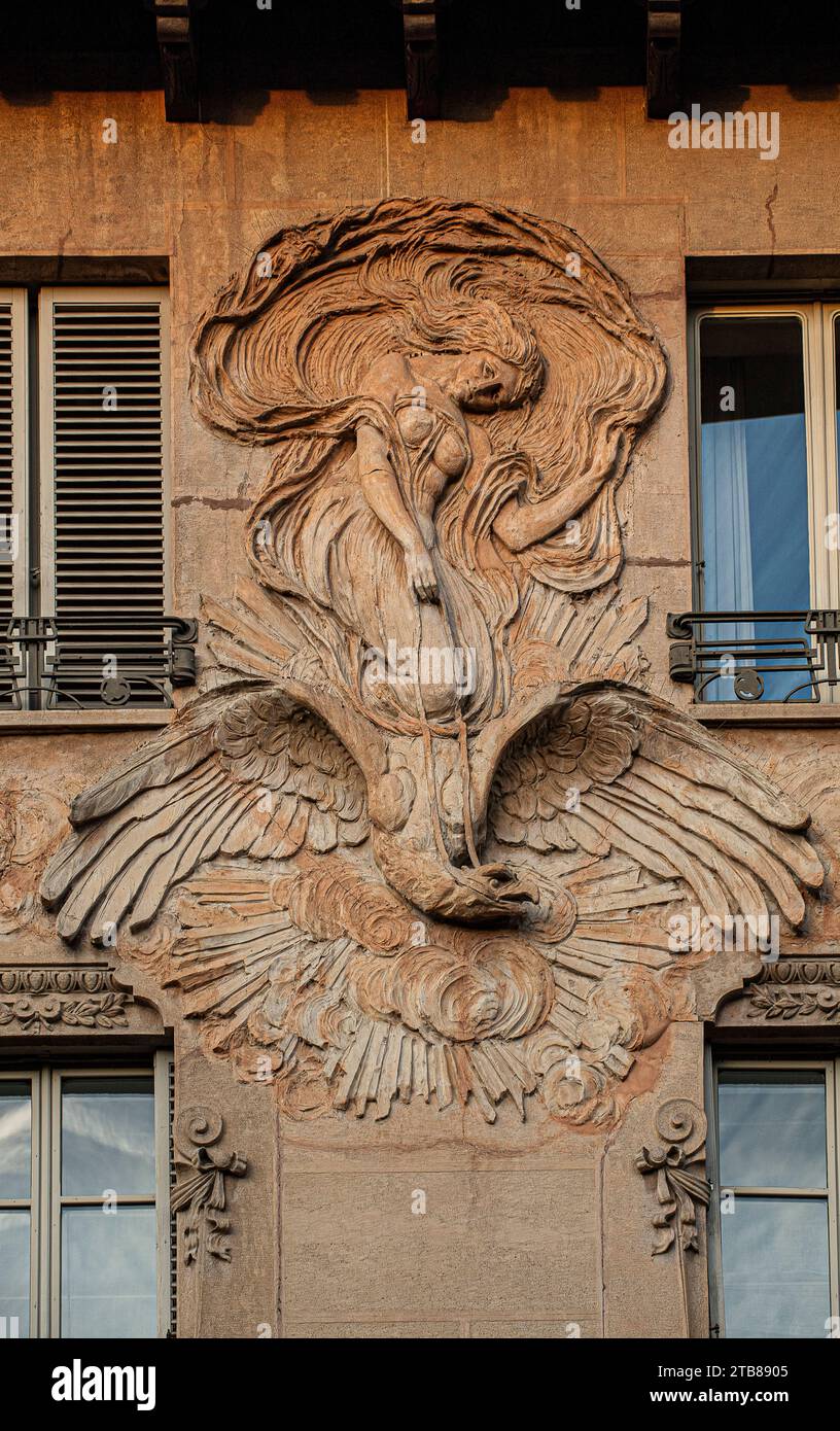 Italy Piedmont Turin Crocetta Liberty Architecture - Maffei House ...