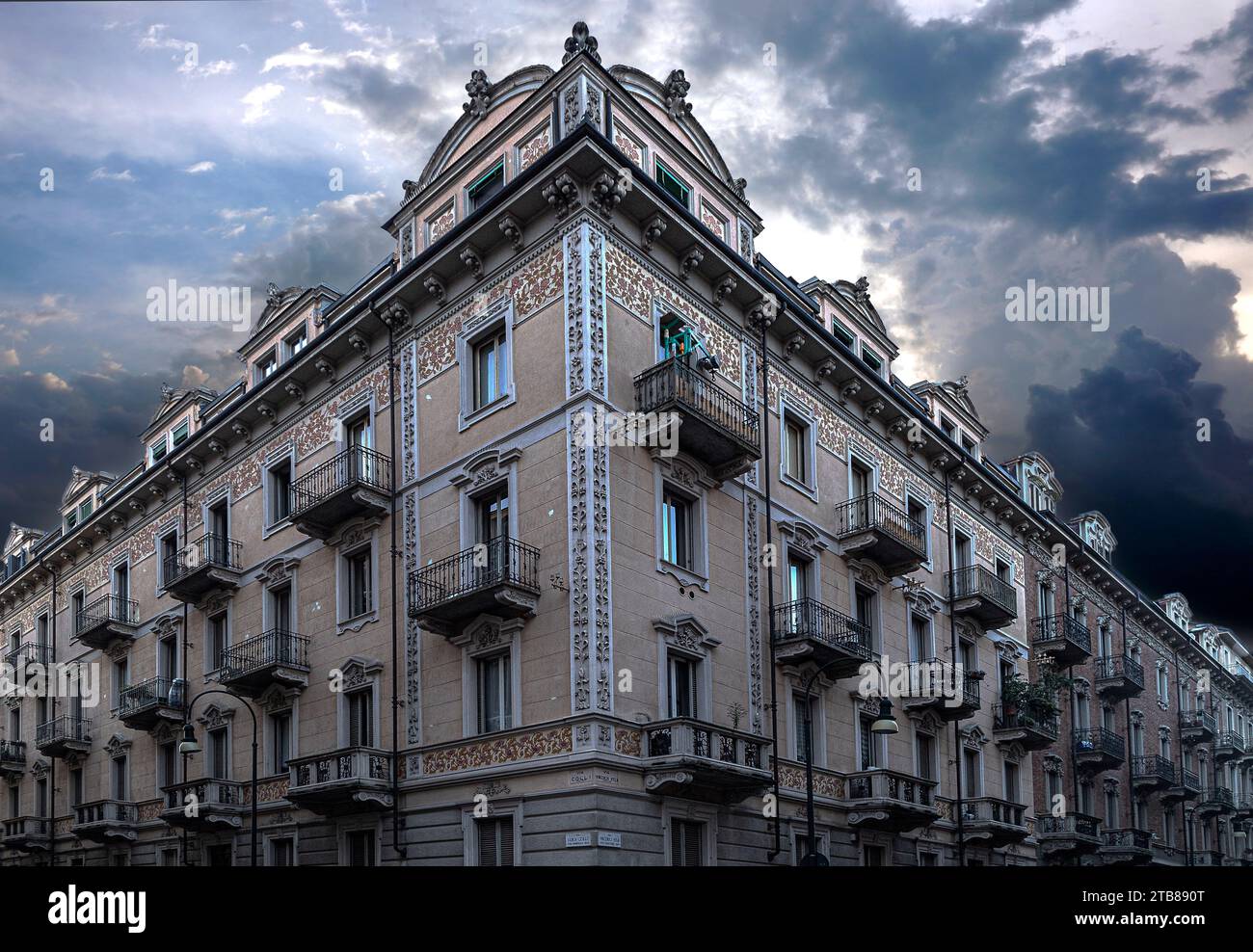 Italy Piedmont Turin Crocetta Liberty Architecture - De Bernardi House ...