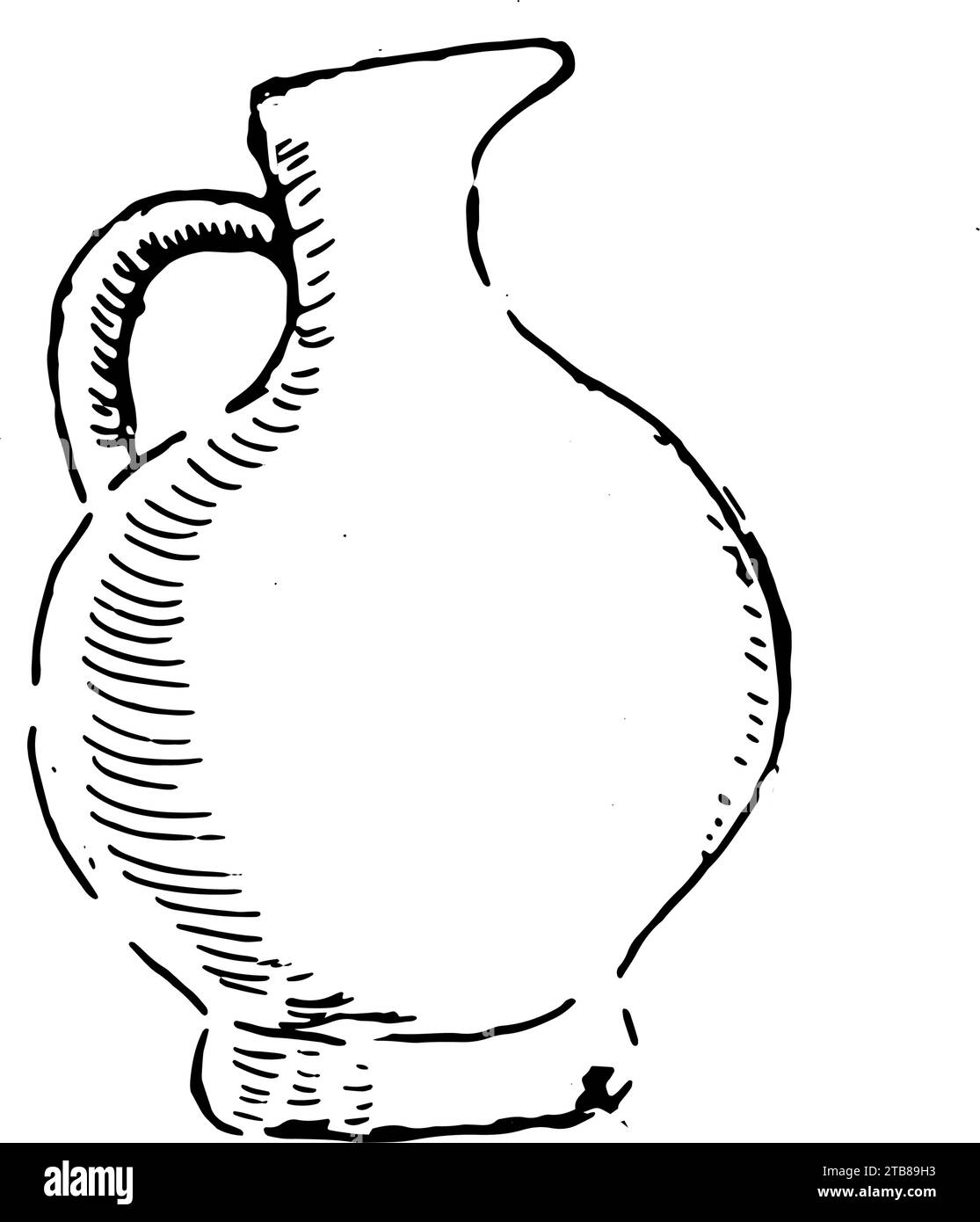 Handmade ceramic vase on Black and White Stock Photos & Images - Alamy