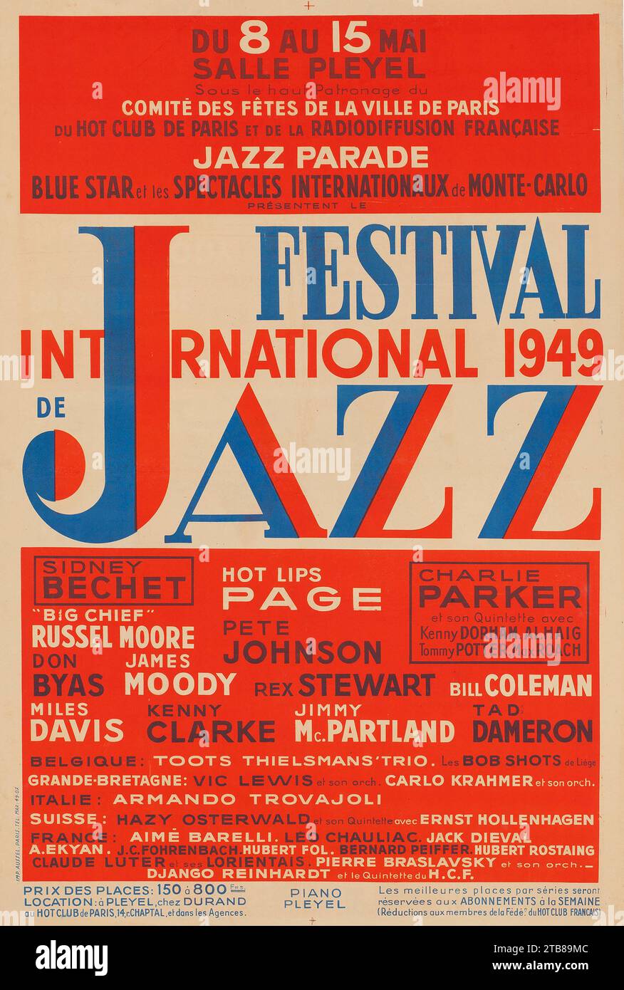 Charlie parker poster hi-res stock photography and images - Alamy